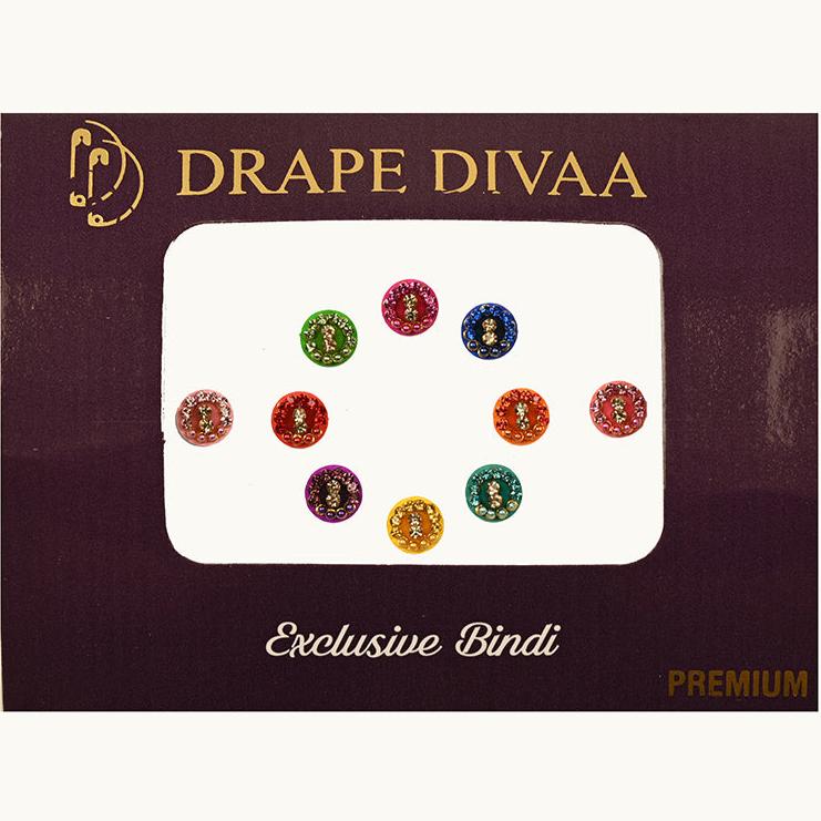 Buy Latest Design Stone Bindi - DD-TI-1222 | Drape Divaa