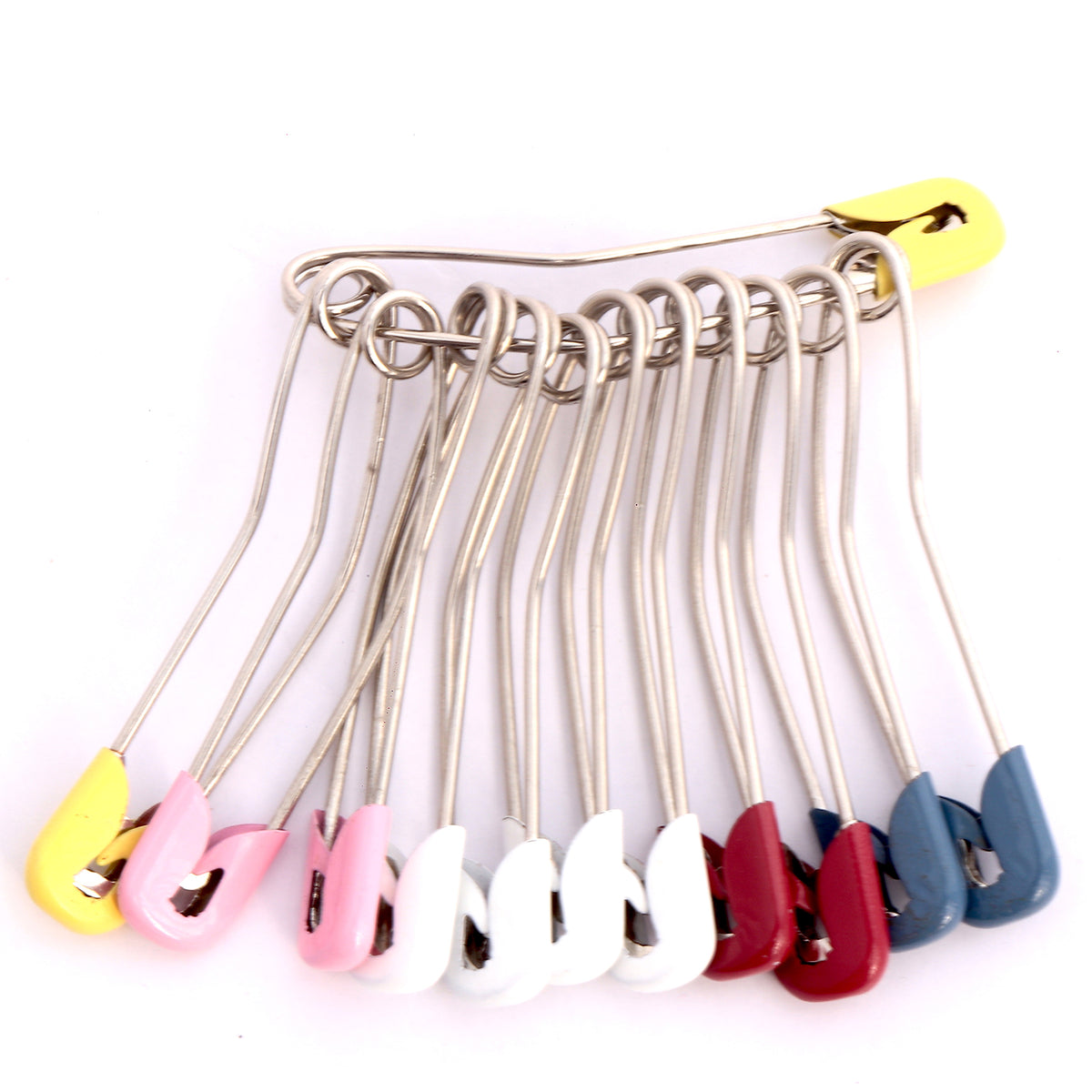 Double Lock Safety Pins for Saree - Small (12 Pcs) – Drape Divaa